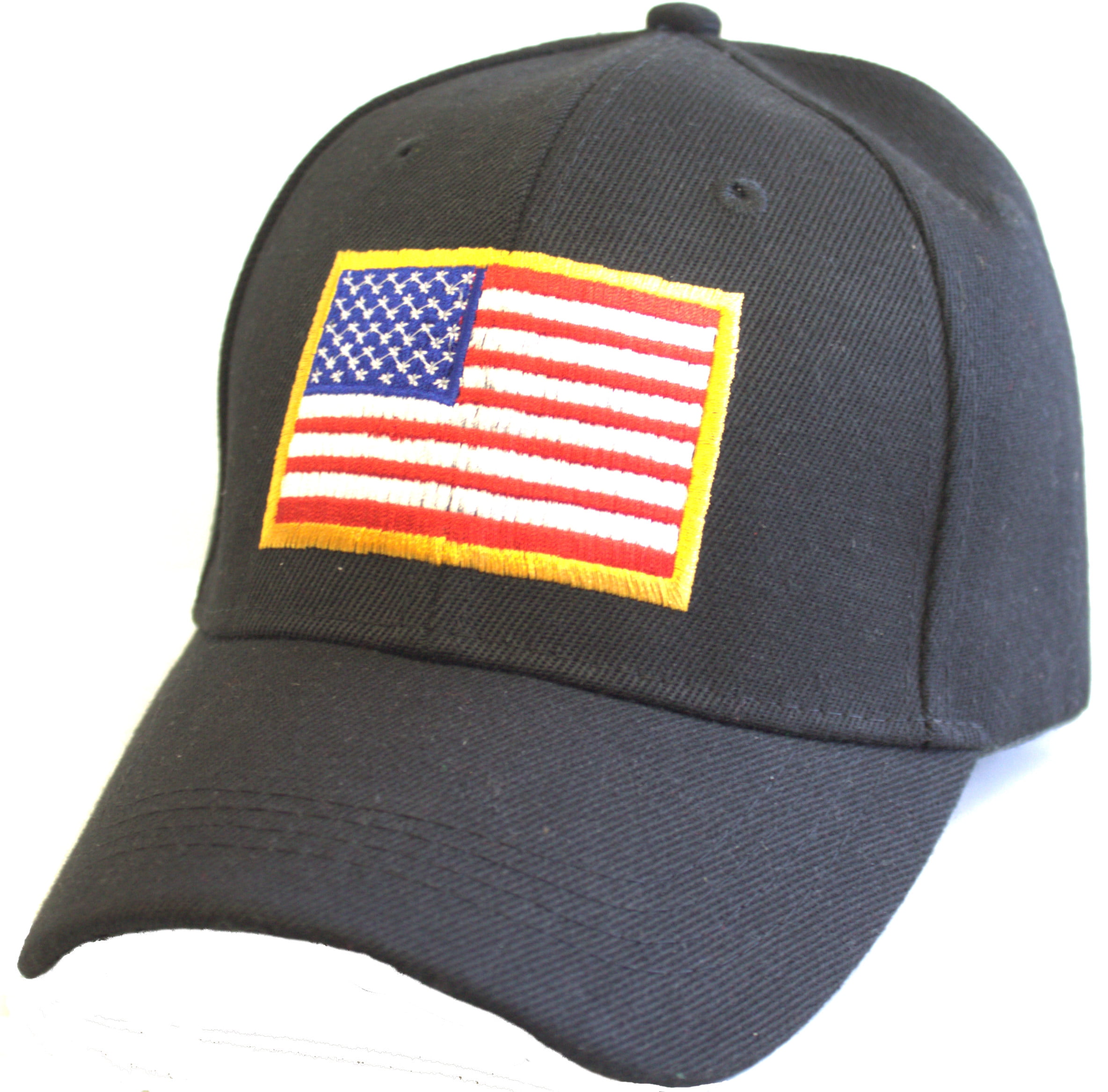 USA American Flag Tactical Adjustable Hat - Walmart.com