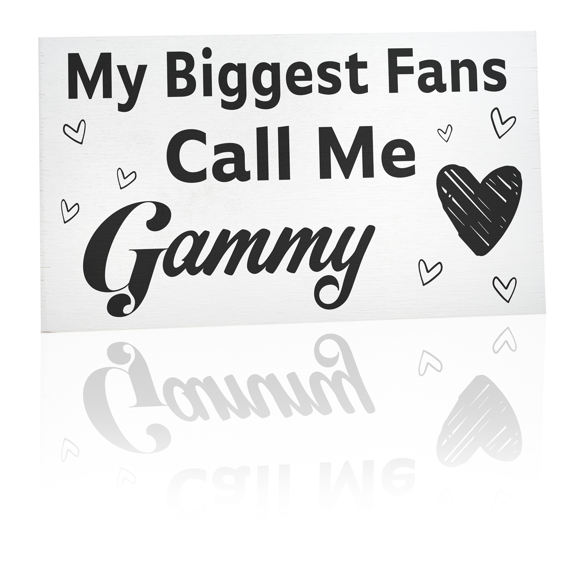 JennyGems Gammy Gifts, My Biggest Fans Call Me Gammy Wooden Sign, Gift ...