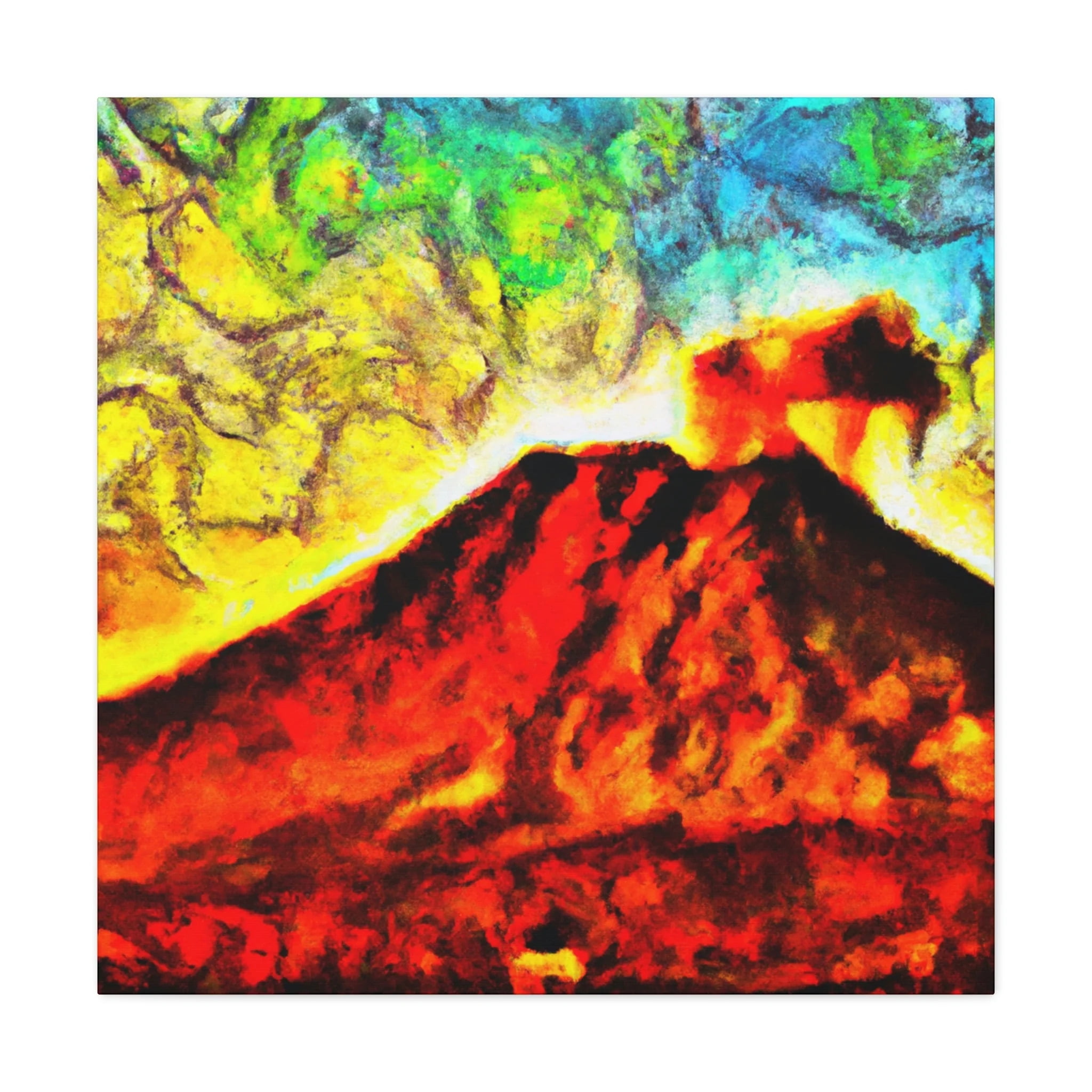 Volcanic Eruption Beauty - Canvas - Walmart.com