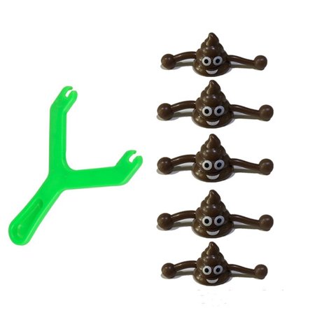 Amyove Funny Poop Ejection Toy Slingshot Poop Decompression Children ...