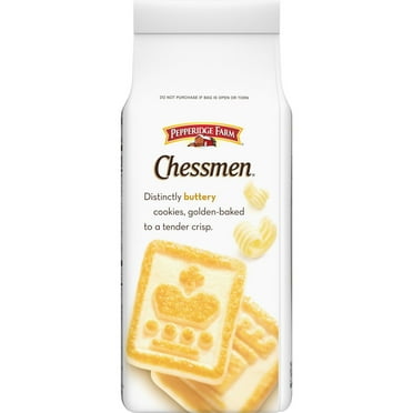 Pepperidge Farm Chessmen Butter Cookies, 3 Pack of 7.25 oz Bags, Golden ...