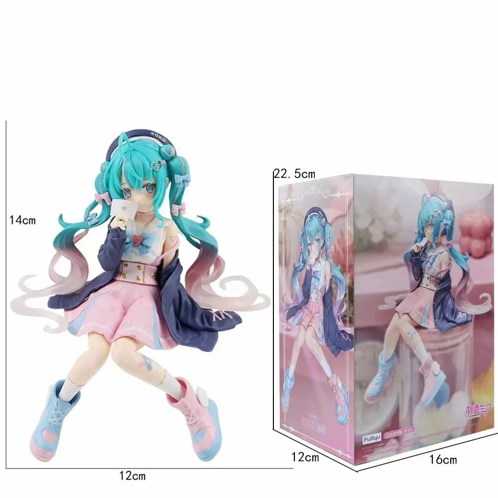 Figura de Anime japonés Hatsune Miku Arco Iris Latino 22cm PVC ...