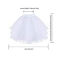 Bibifish Womens Skirts Solid Color Layered Tulle Mini Skirts Trendy ...