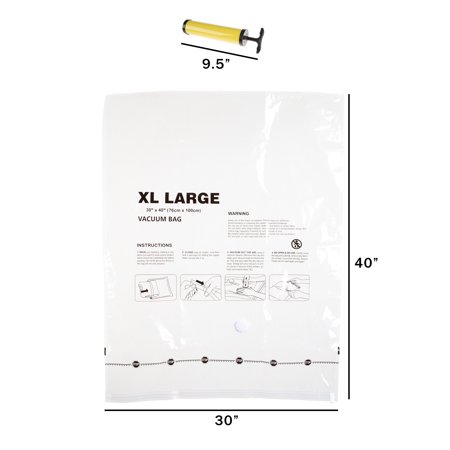 Lavish Home - Lavish Home 5 Vacuum Storage Bags-Space Saving Air Tight ...