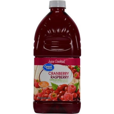 Great Value Cranberry Raspberry Juice Cocktail, 64 fl oz - Walmart.com