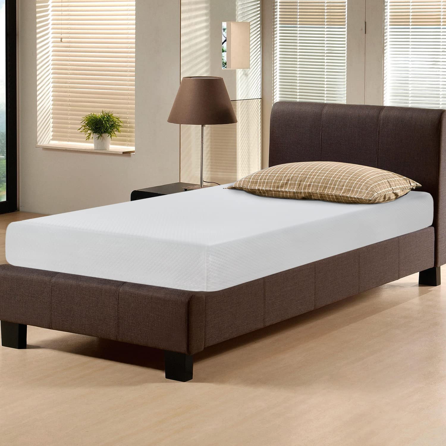 Click here for Fdw Gel Memory Foam Mattress Medium-Firm 12 Inch M... prices