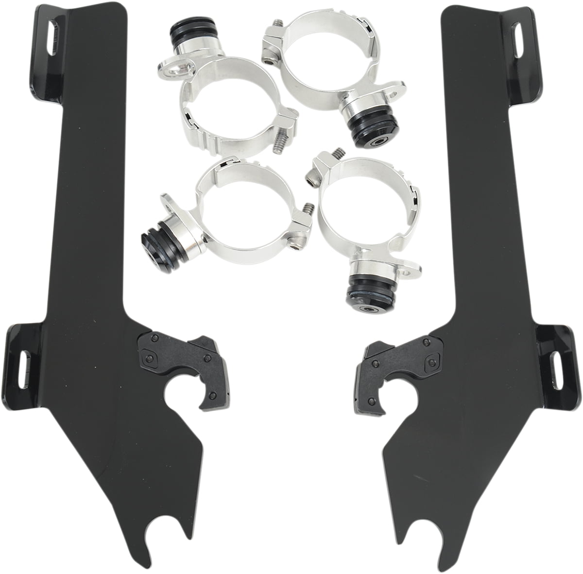 Memphis Shades Trigger-Lock Mount Kit for Batwing Fairing Black MEK1954 ...