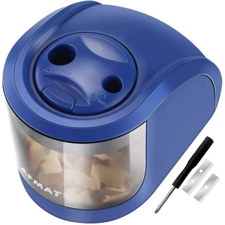 Small Electric Pencil Sharpener, Pencil Sharpener for Large Pencils, 6 ...