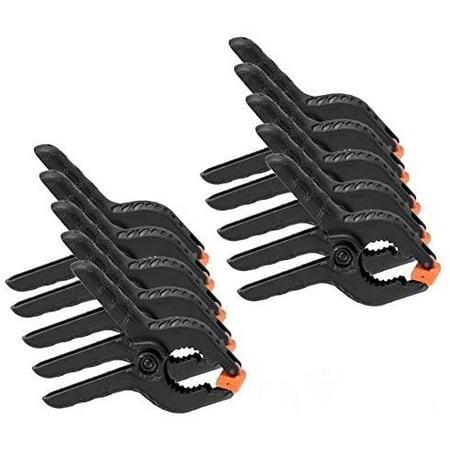10 Pieces 2inch A Type Plastic Spring Clamps Set Adjustable Heavy Duty ...