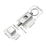 Unique Bargains Door Barrel Bolt Stainless Steel Ring-Pull Spring ...