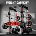 RitFit M1 Pro Smith Machine with Cable Crossover System, Multi-Function ...