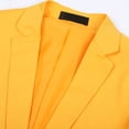 AZoiNM Men's Yellow Slim Fit Blazer, Single Breasted One Button Sport ...
