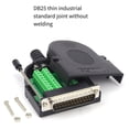 DB25 Connectors RS232 Terminal Block Adapter Module D-SUB 25-pin RS232 ...