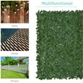 Best Choice Products Leaf Greenery Covering 96x72in Faux Ivy Hedge ...