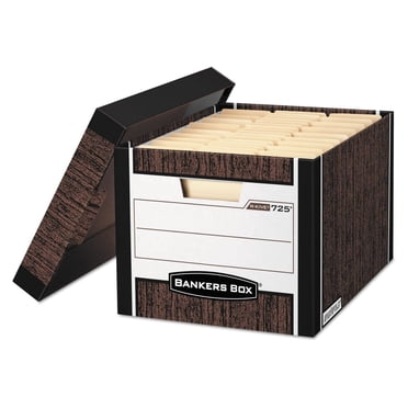 Snap-N-Store, Black Letter/Legal File Storage Box with Lid, Steel ...