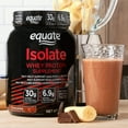 Equate Isolate Whey Protein Powder, Chocolate, 30g Protein, 1.89 lb ...