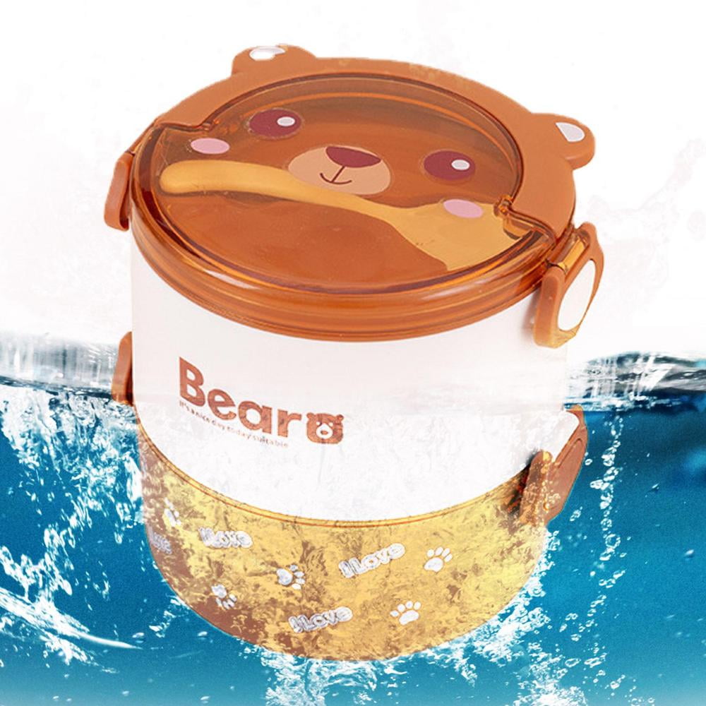 Tohuu Leak Proof Lunch Box Containers Cartoon Leak Proof Thermal Bento ...