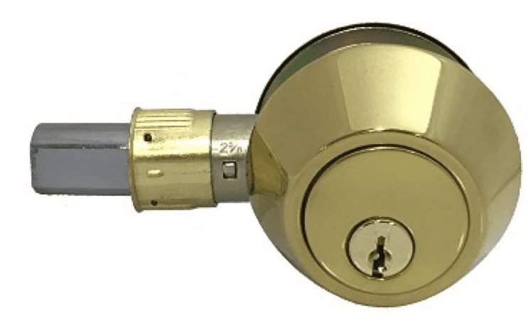 J & D Lock Co Brass Deadbolt Lock for Mobile Homes - Walmart.com