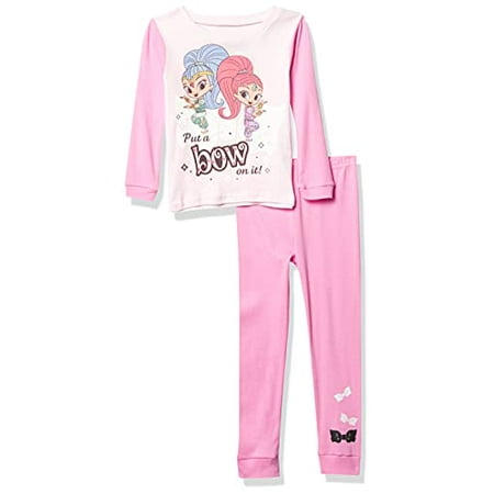 Shimmer and Shine Toddler Girls Long Sleeve Tee Pj Pant 2-Piece Pajama ...