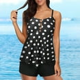 Yuivh 2024 Womens Tankini Bathing Suits Slim 2024 New Tummy Control