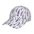 Baseball Cap, Lavender Flowers Purple Trucker Hats Women Dad Hat For ...