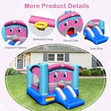Gymax Inflatable Bounce House 3-in-1 Elephant Theme Inflatable Castle w ...