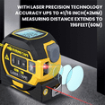 OMA 3-in-1 Digital Laser Tape Measure, 135Ft Laser Distance Meter, 16ft ...