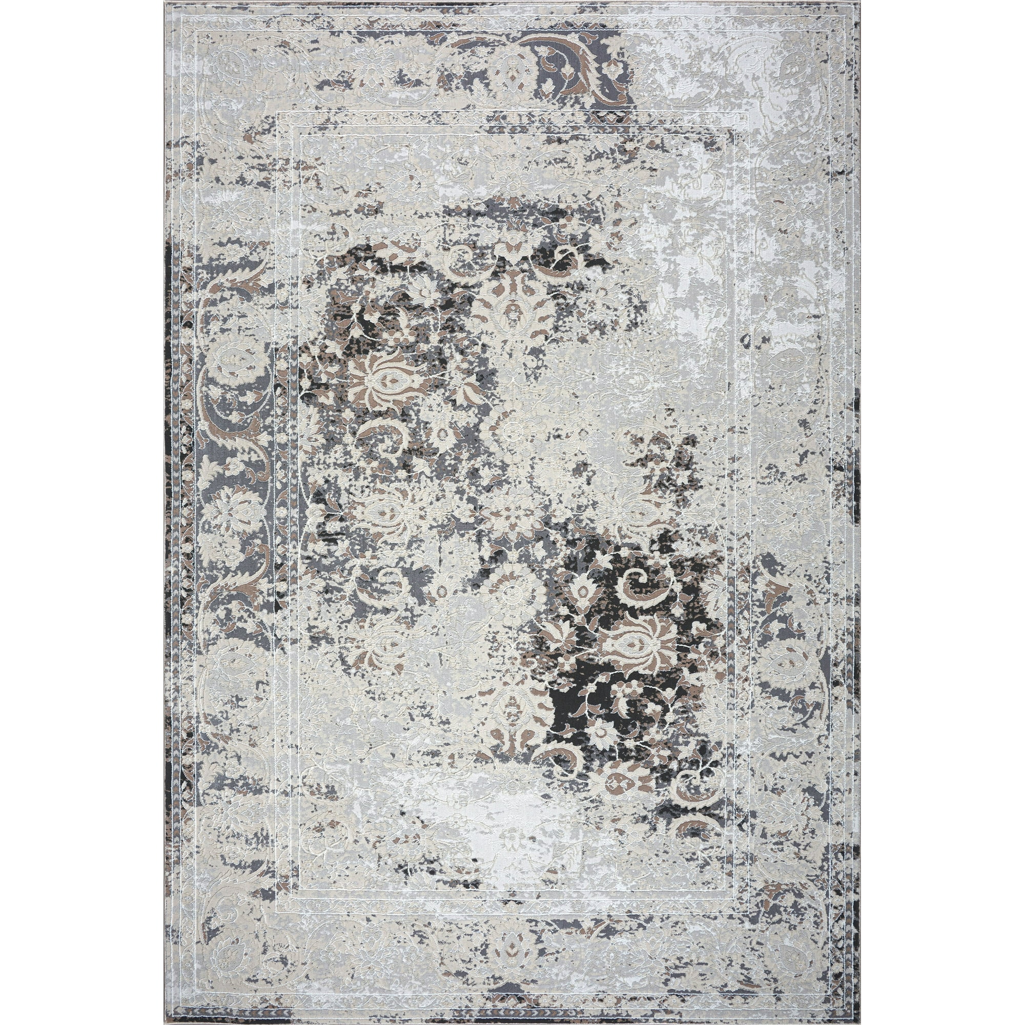 Click here for Ladole Rugs Grey Ivory Brown Rustic Modern Persian... prices