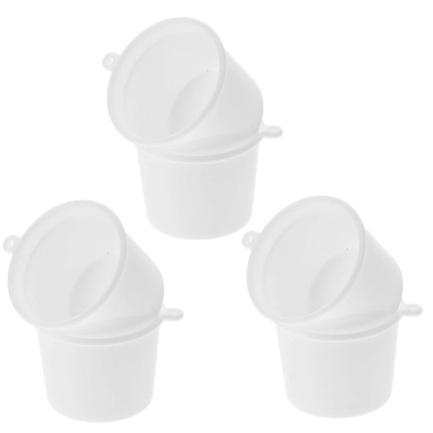 Adorable White Mini Cup Decorations for Dollhouse Realistic Resin ...
