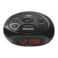 70044A Black Super Loud Electric Digital Alarm Clock with 0.6" Red LED ...