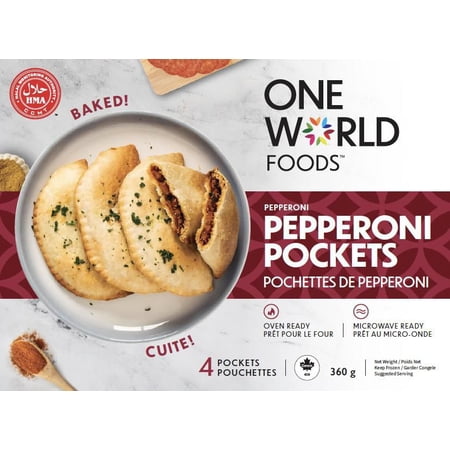 One World Foods - Pepperoni Pockets - Walmart.ca