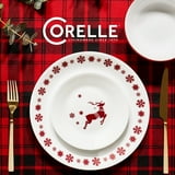 Corelle Winter Holiday 12 Piece Dinnerware Set, Rudolph - Walmart.com