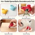 4-in-1 Crab Multifunctional Bottle Opener with Magnetic, Scissors, Box ...