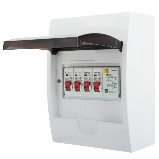 3 Way Fuse Box for 63A 30mA RCD+3MCB(6A+16A+32A) Power Supply Consumer ...