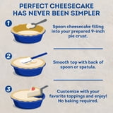 Philadelphia No Bake Cheesecake Filling, 1 Tub, for Quick and Easy ...