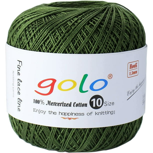 golo Crochet Thread Size 10 for Crocheting Crochet yarn for hand ...