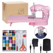 Michley Portable 16-Stitch Sewing Machine with Accessory Compartment ...