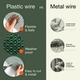 MAPORCH, Plastic Chicken Wire Fencing, Green, 500gsm ABS Plastic ...