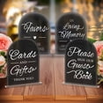 1 Set Acrylic Sign Table Number Holder For Wedding Seat Reservation ...