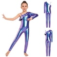 Aislor Little Girls Full Body Unitard Ballet Dance Gymnastics Leotard ...