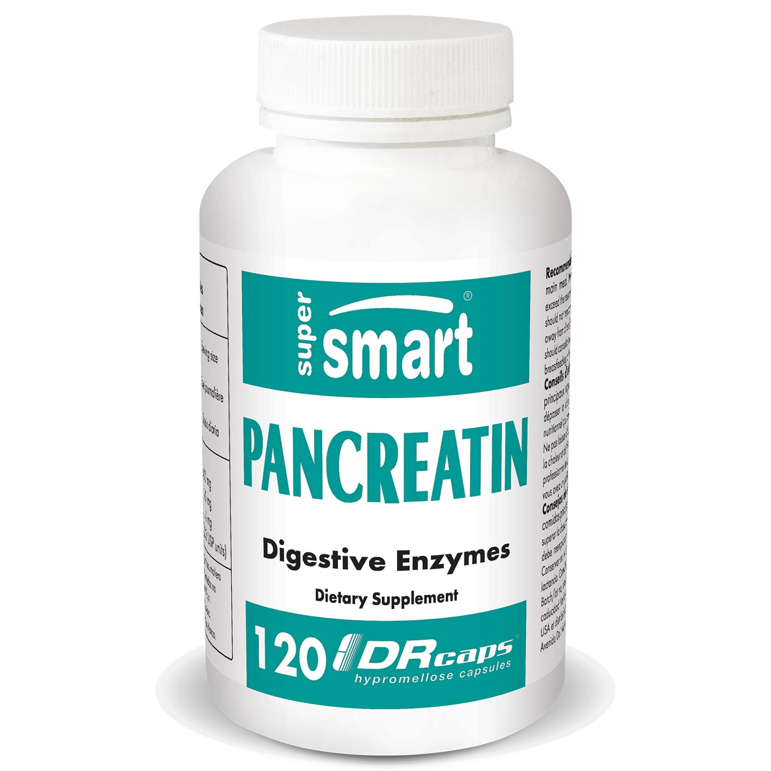 Supersmart - Pancreatin - Powerful Digestive Enzymes Supplement | Non ...