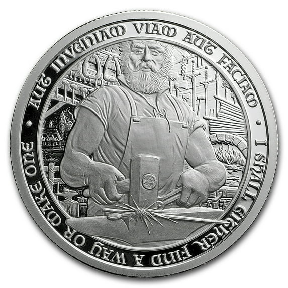 2 oz Silver Proof Round - Destiny Knight: The Blacksmith (w/COA ...