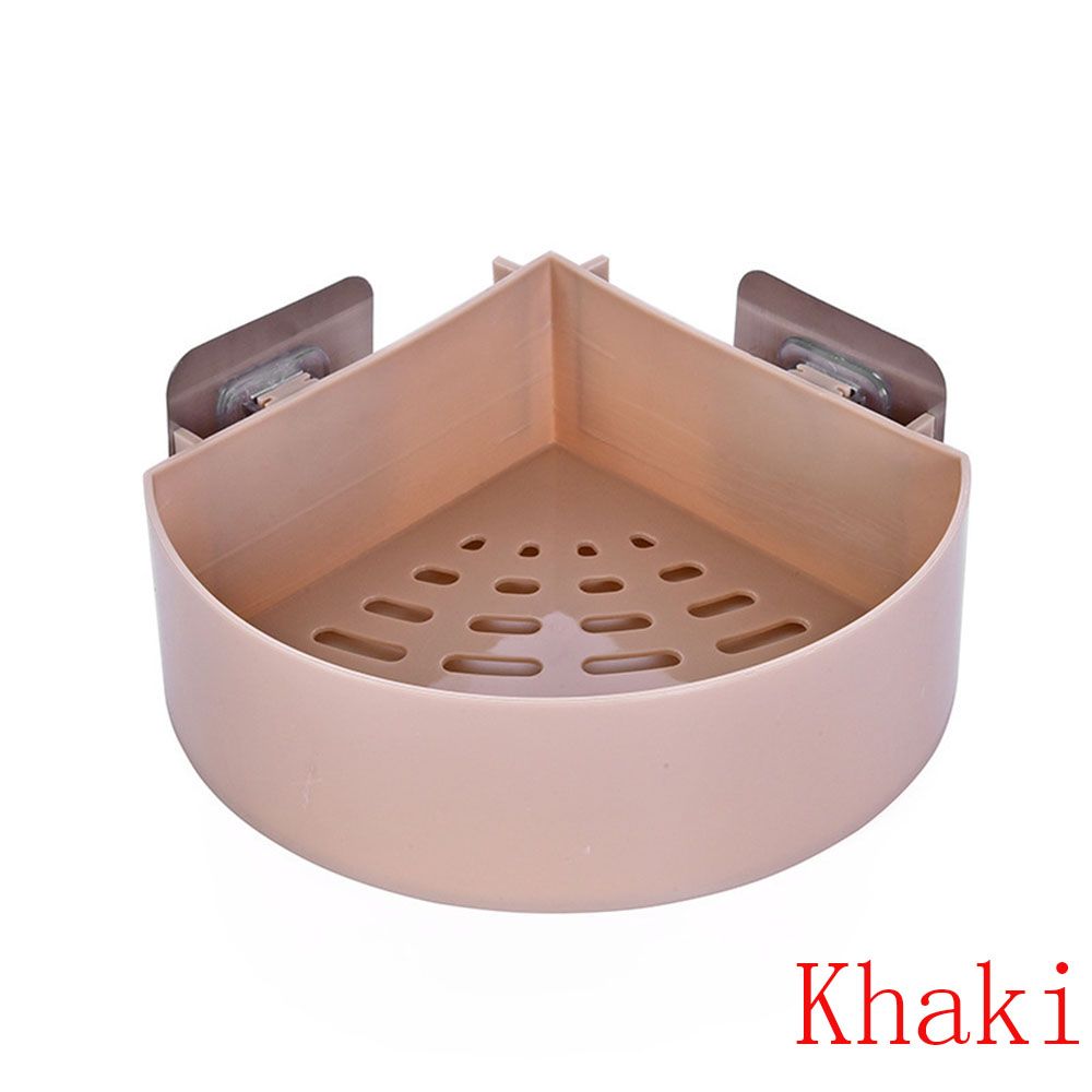 Hot Wall Mounted Free nail Plastic Shower Holder Corner Storage Rack ...