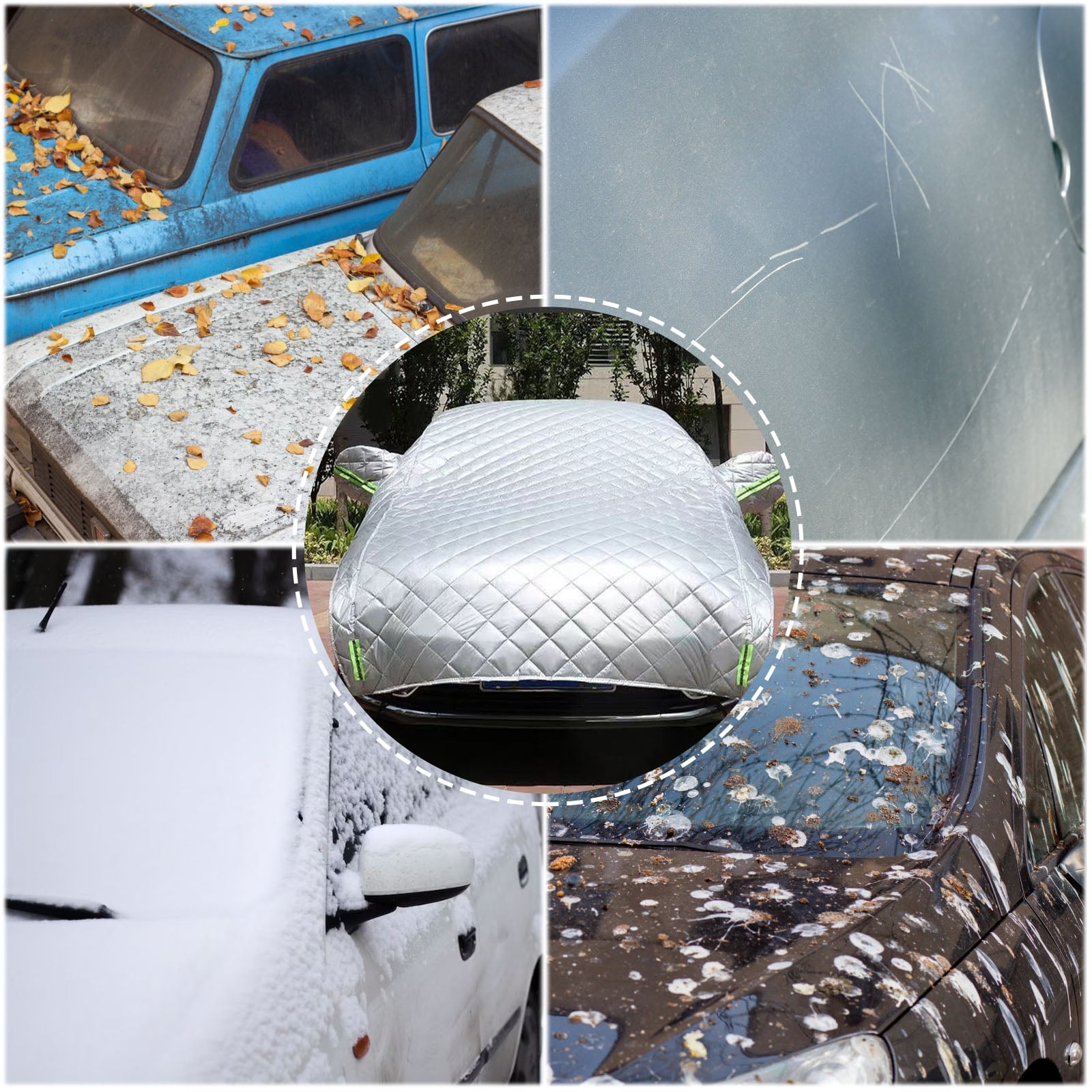 Car Cover Against Hail Car Hail Cover Protector Hail Blanket for Cars Hail Cover for Car Thicken Hail Cover Windshield Hail Protector Car Hail Protector Hail Proof Car Cover Hail Damage Car Cover Walm...