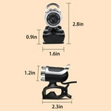 PURCOLT Adjustables Focal Length USB HD Webcam Web Cam Camera For ...