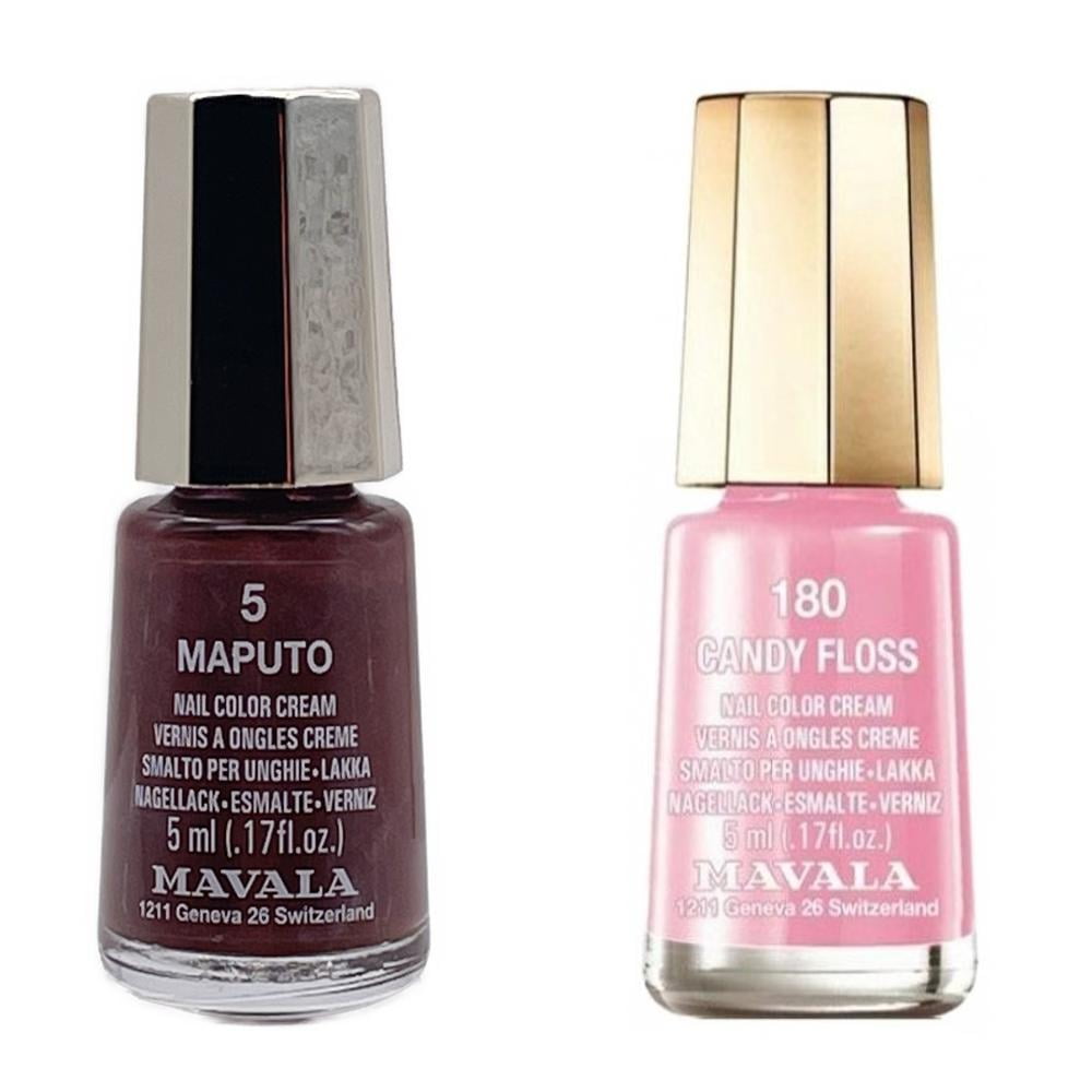 Mavala Mini Nail Polish 5ml - 5 Maputo - 180 Candy Floss Pink - Combi ...