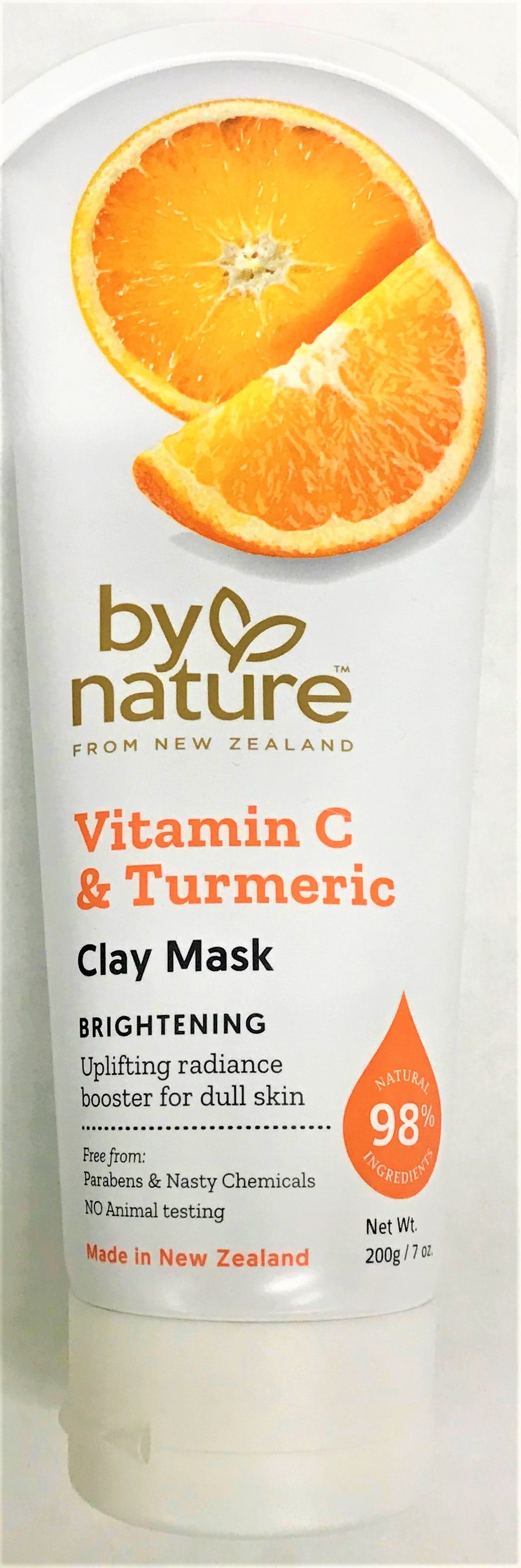 By Nature Vitamin C And Turmeric Brightening Clay Mask