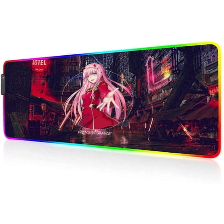 Anime Zero Two Darling in The Franxx LED Gaming Anti-Slip Rubber ase ...