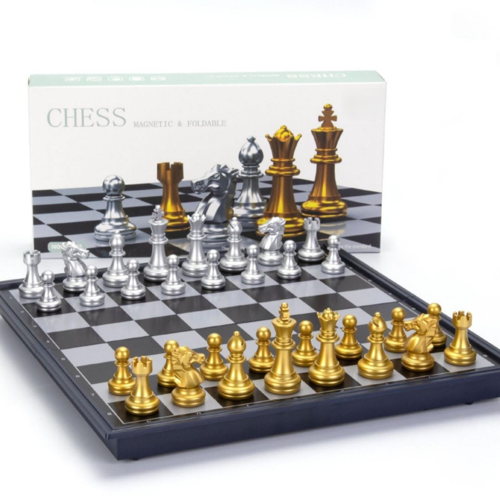 Click here for Unbranded Magnetic Foldable Chess Set With Gold-Si... prices