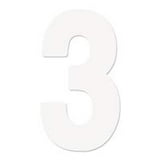 Factory Effex 23102 Fx 2015 Numbers Pro 4" White 3 - Walmart.com